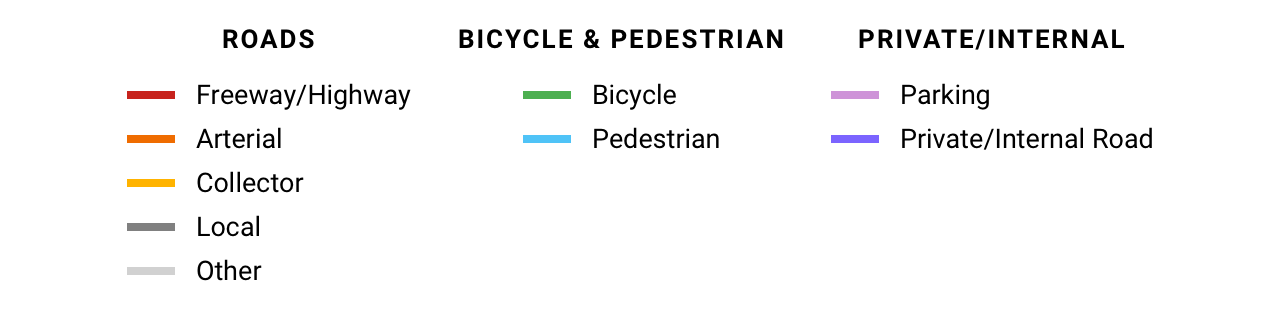 Urban Planning & Road Design - Map Detailed Road Network Data in ...